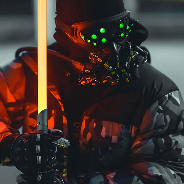 Cyberpunk Techwear Gas Mask & Goggles Male's Cosplay Prop丨FuturFam ...