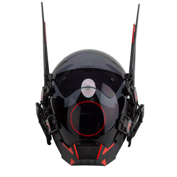 Future Cyberpunk Tactical Helmet Mask Cosplay Costume Props with Light ...