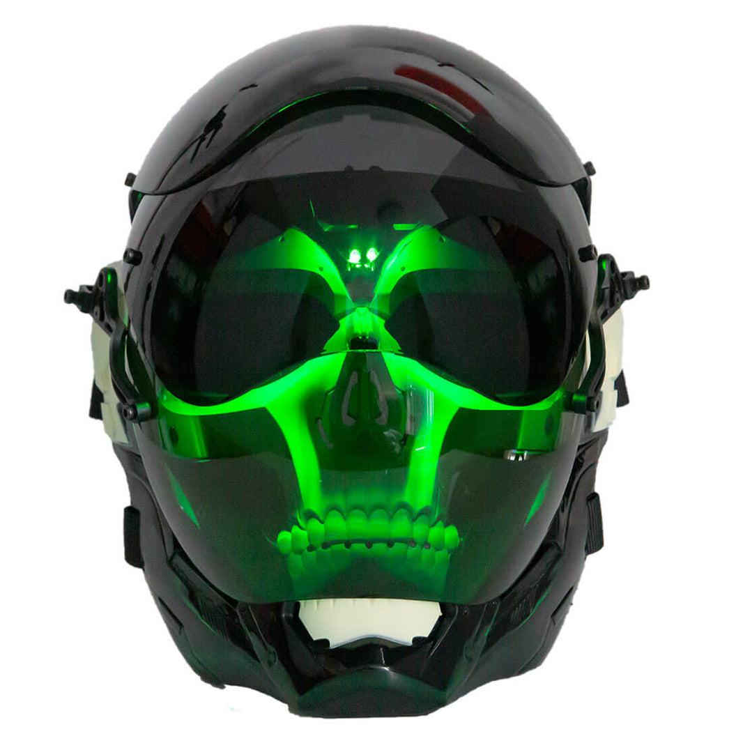 Cyberpunk Gothic Techwear Purple Mask with Lights Cosplay Props丨 ...