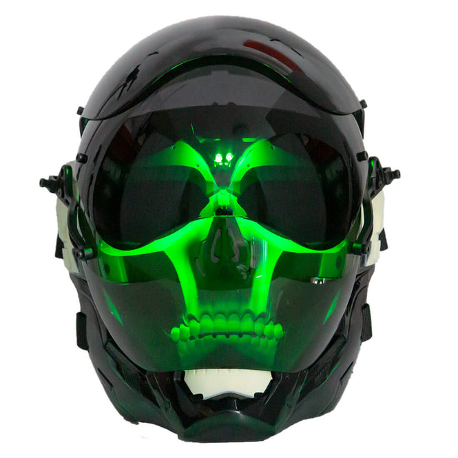 Cyberpunk Gothic Techwear Purple Mask with Lights Cosplay Props丨 ...