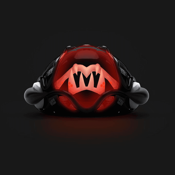 Cyberpunk Futuristic Half-face Mask Tech Cosplay for Motorcycle Party ...