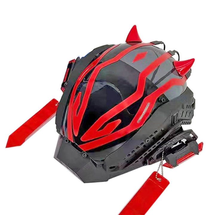 Cyberpunk Tech Half Face Shield Future Mask Halloween Carnival ...